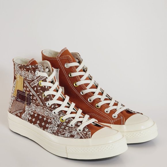 Converse | Shoes | Converse Chuck 7 Hi Patchwork Tawny Owl Canvas Unisex Sneakers A05205c Nwt ...